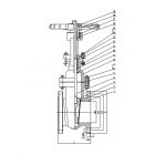 TECFLOW TF-MGV-SS-F PN-16 Stainless Steel Gate Valve DIN flange ends ...